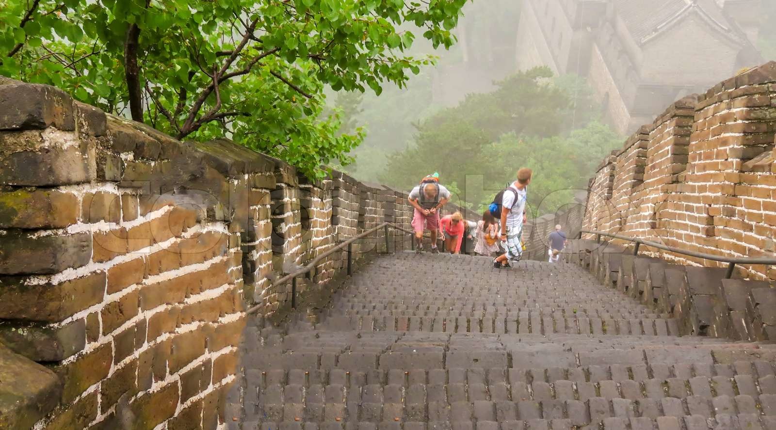 Great Wall of China, a series of fortifications made of stone and brick ...