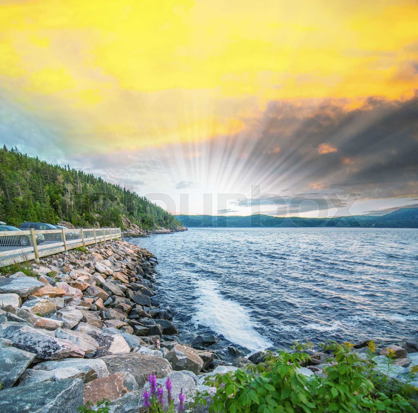 Coast of Quebec, Canada | Stock image | Colourbox