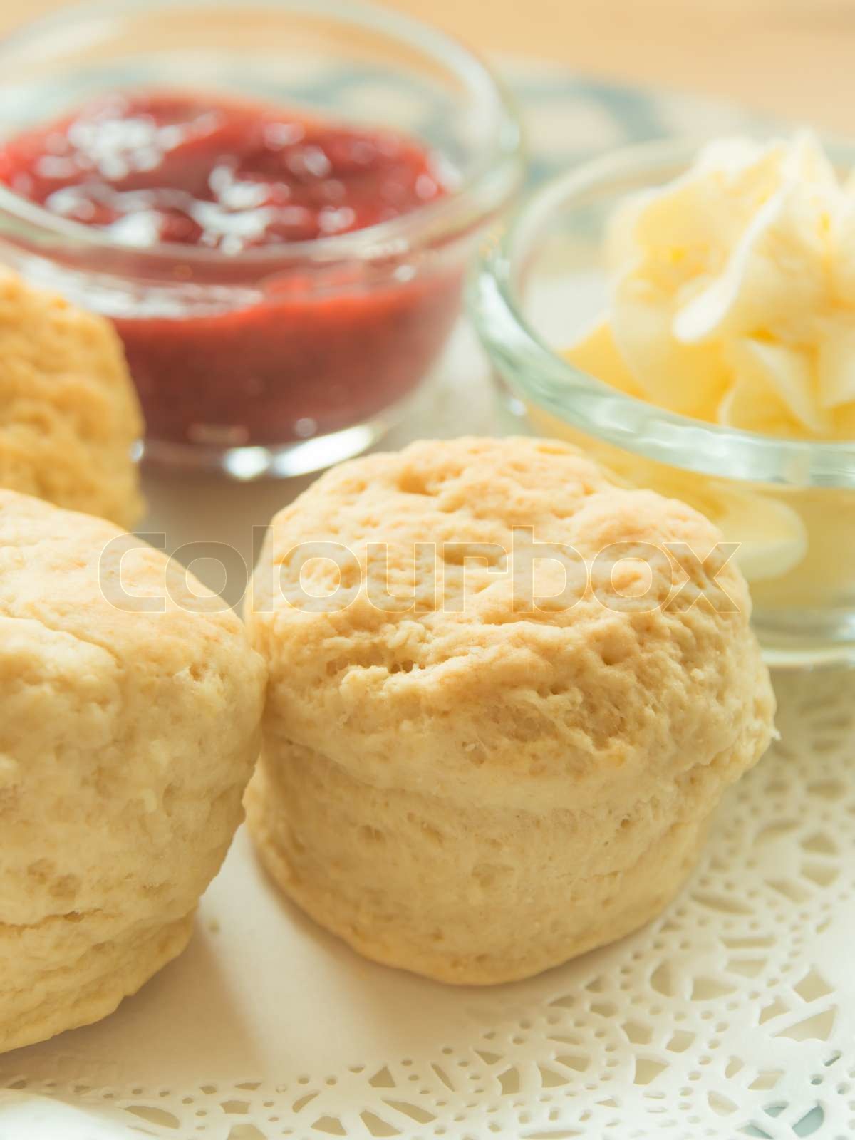 Scone. | Stock image | Colourbox