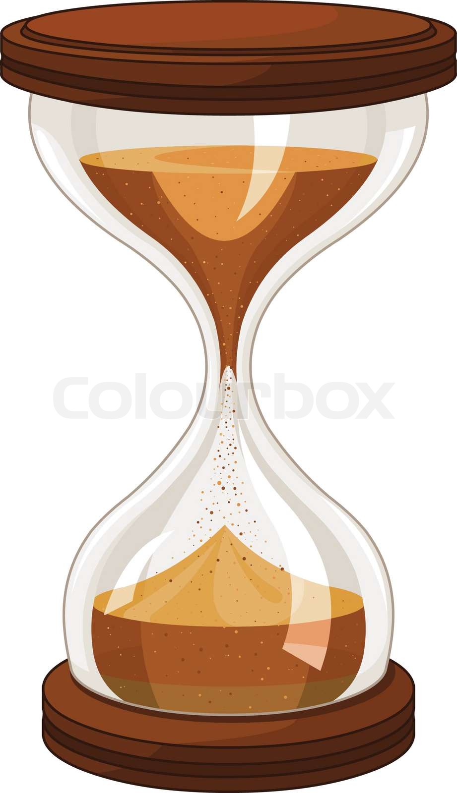 Sand clock | Stock vector | Colourbox