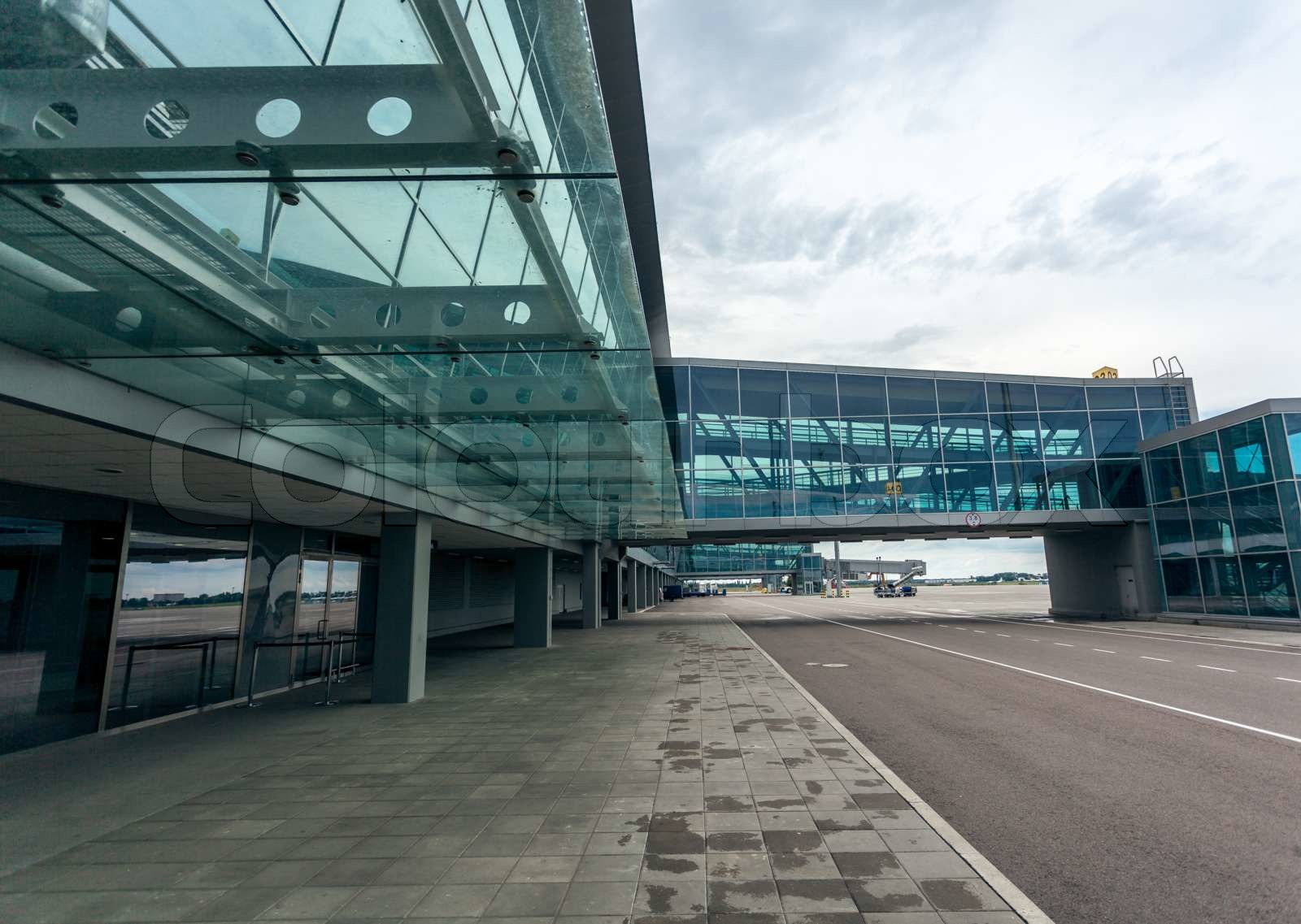 modern airport terminal made of steel and glass | Stock image | Colourbox