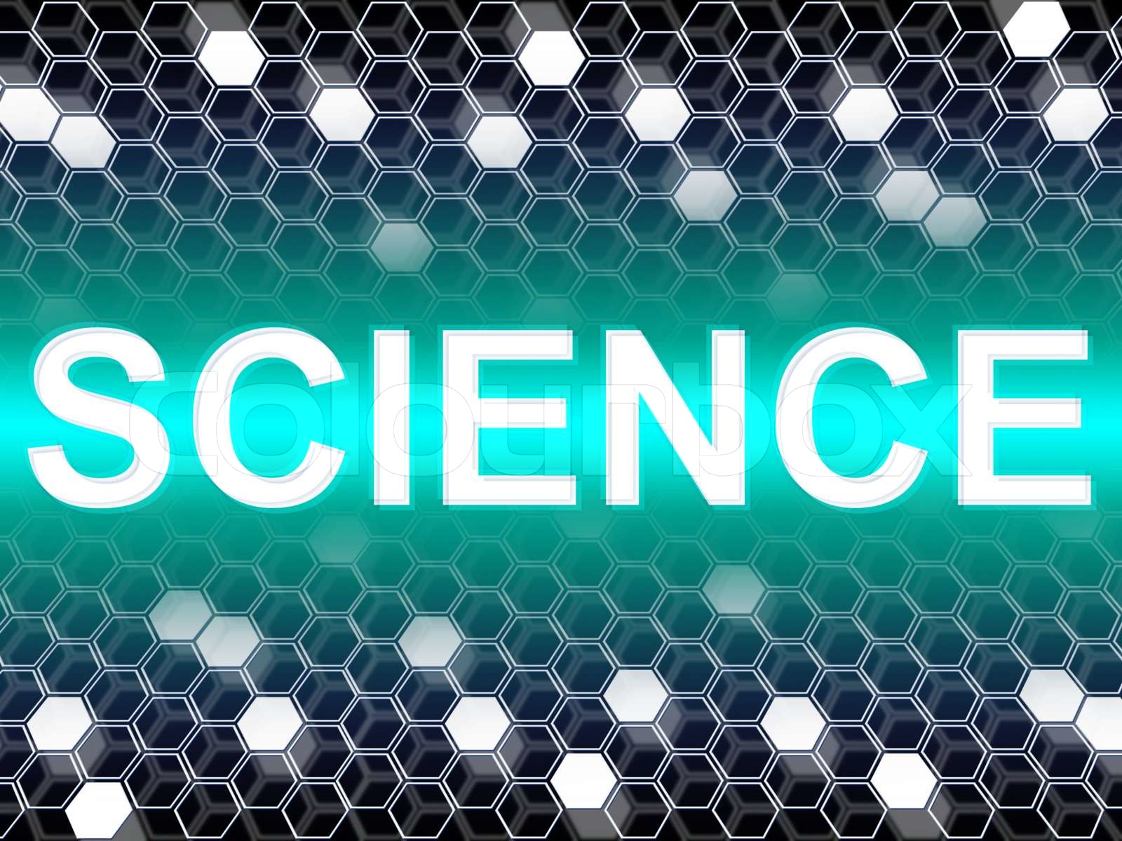 Science Word Shows Scientist Biology And Chemist | Stock image | Colourbox