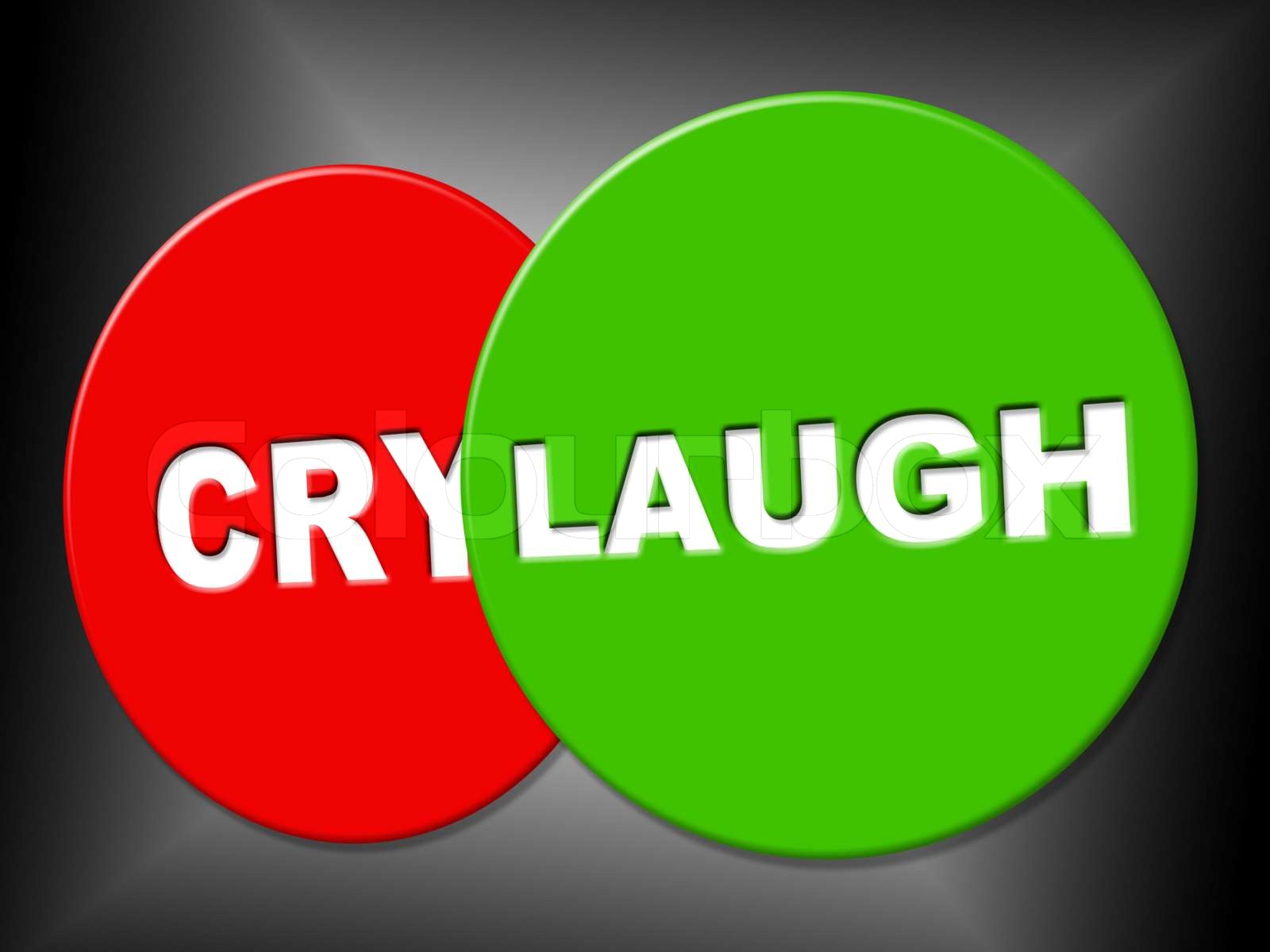 Laugh Sign Shows Advertisement Signboard And Laughing | Stock image ...