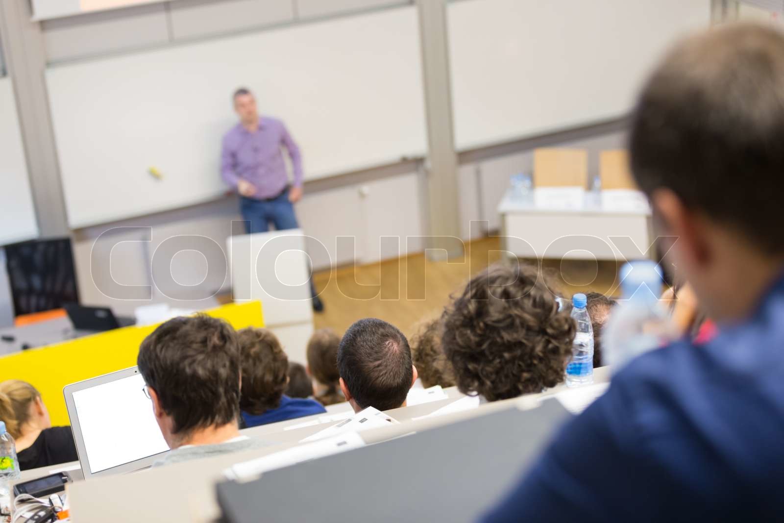 Lecture at university. | Stock image | Colourbox