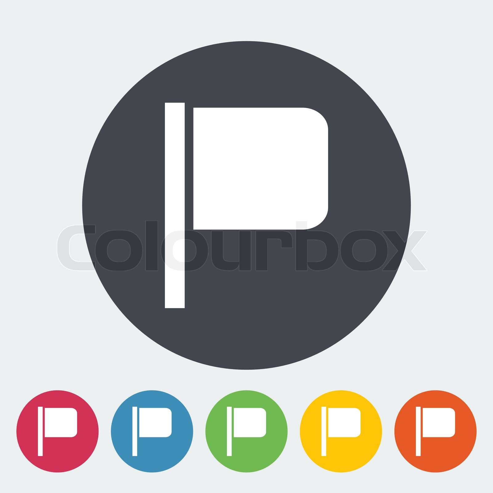 icon, fahne, set | Stock-Vektor | Colourbox