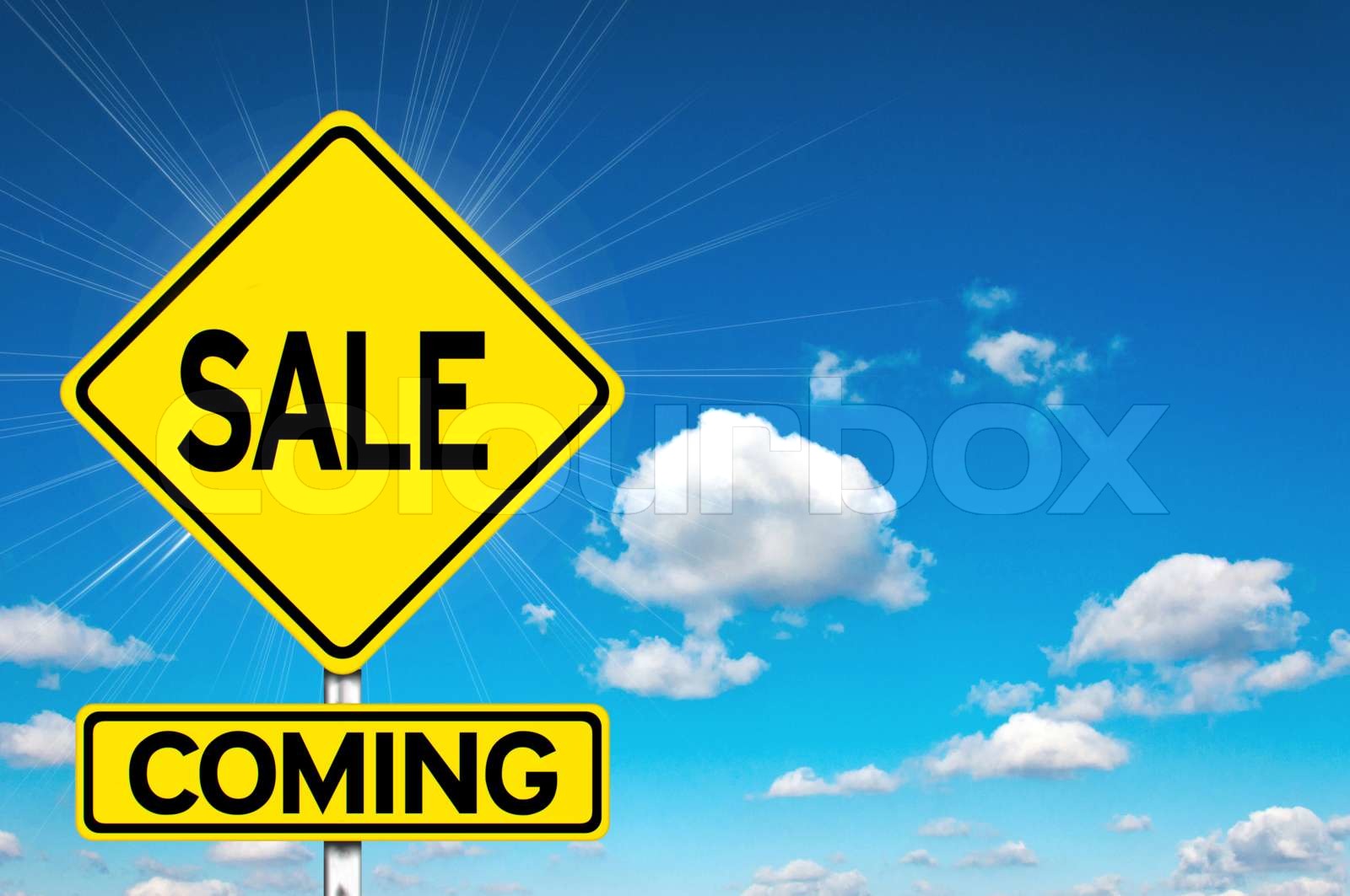 Sale coming | Stock image | Colourbox