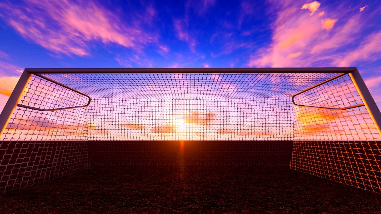 Soccer goal | Stock image | Colourbox