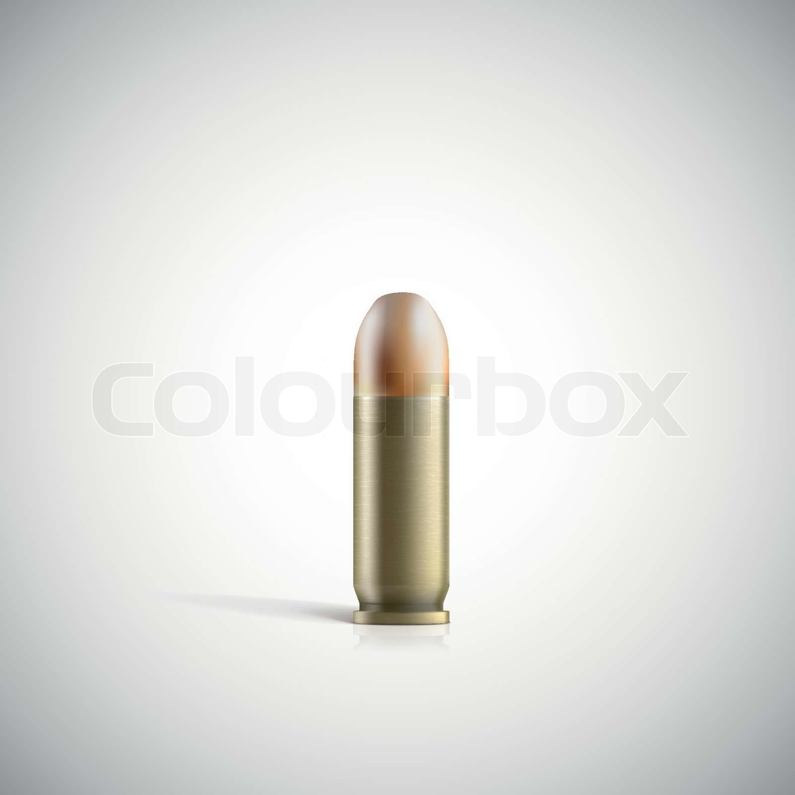 Single bullet. | Stock vector | Colourbox