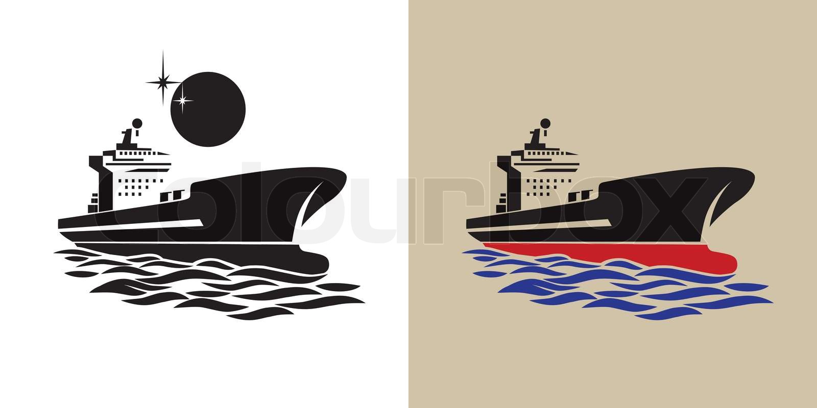 transport ship symbol | Stock vector | Colourbox