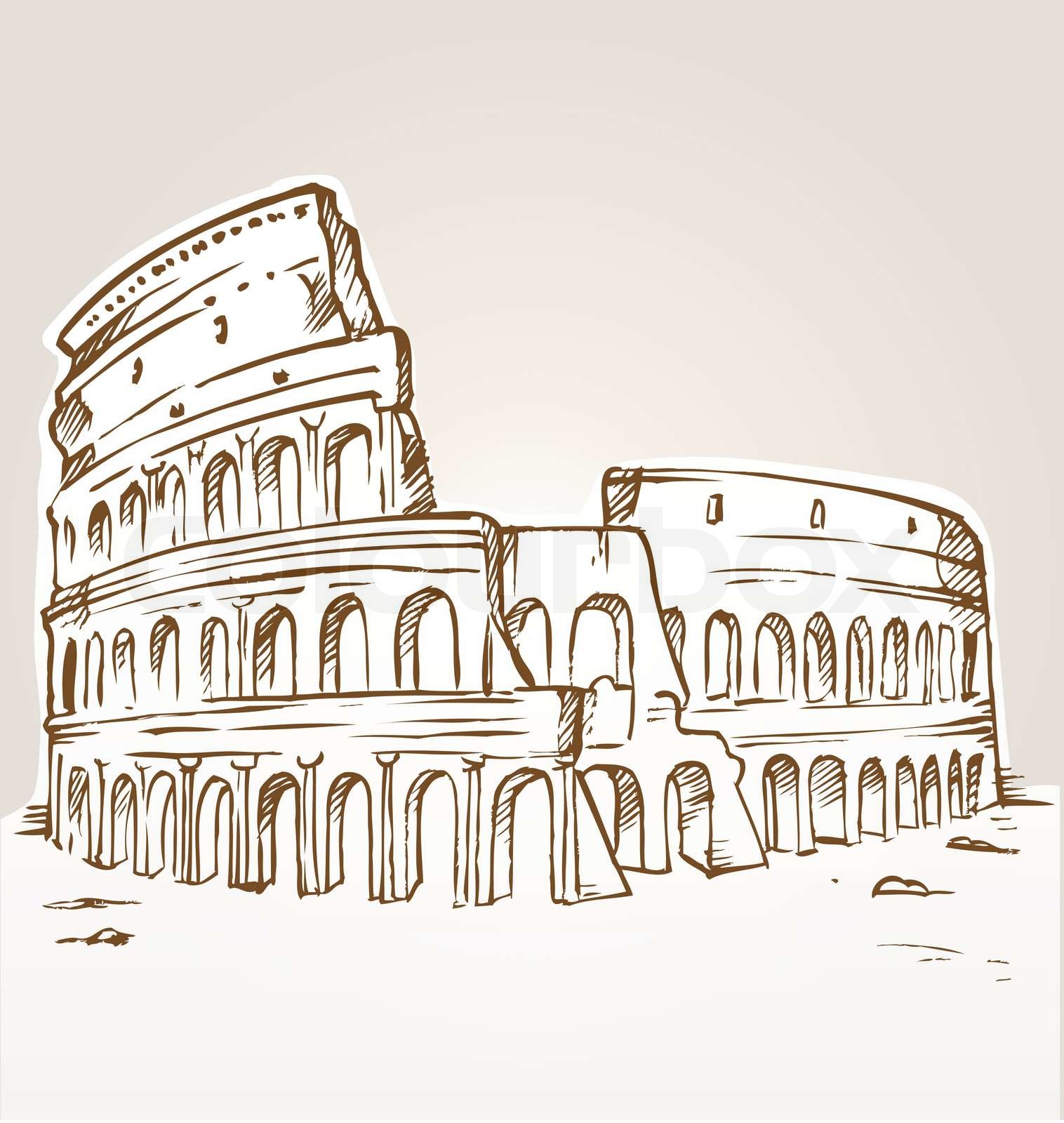 alt, rom, altertümlich | Stock-Vektor | Colourbox