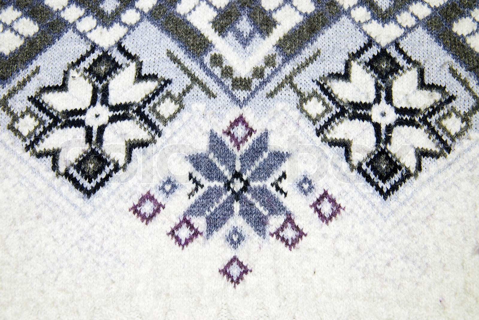 winter sweater pattern | Stock image | Colourbox