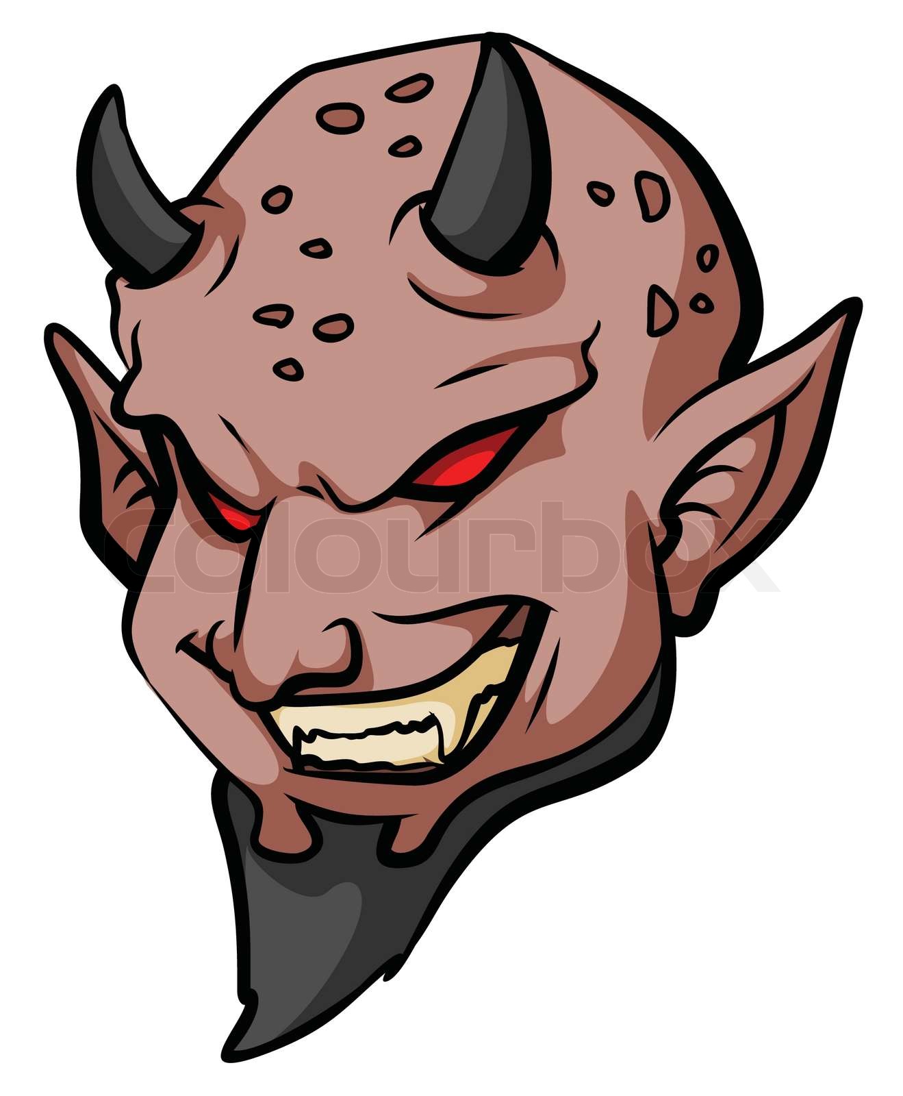 Devil Head | Stock vector | Colourbox