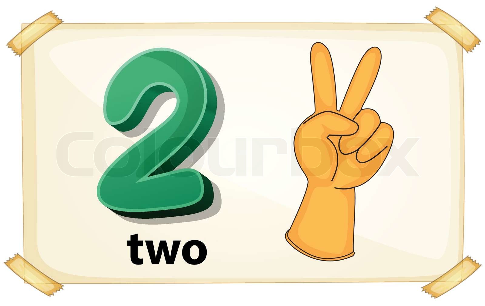 numbers-03 | Stock vector | Colourbox