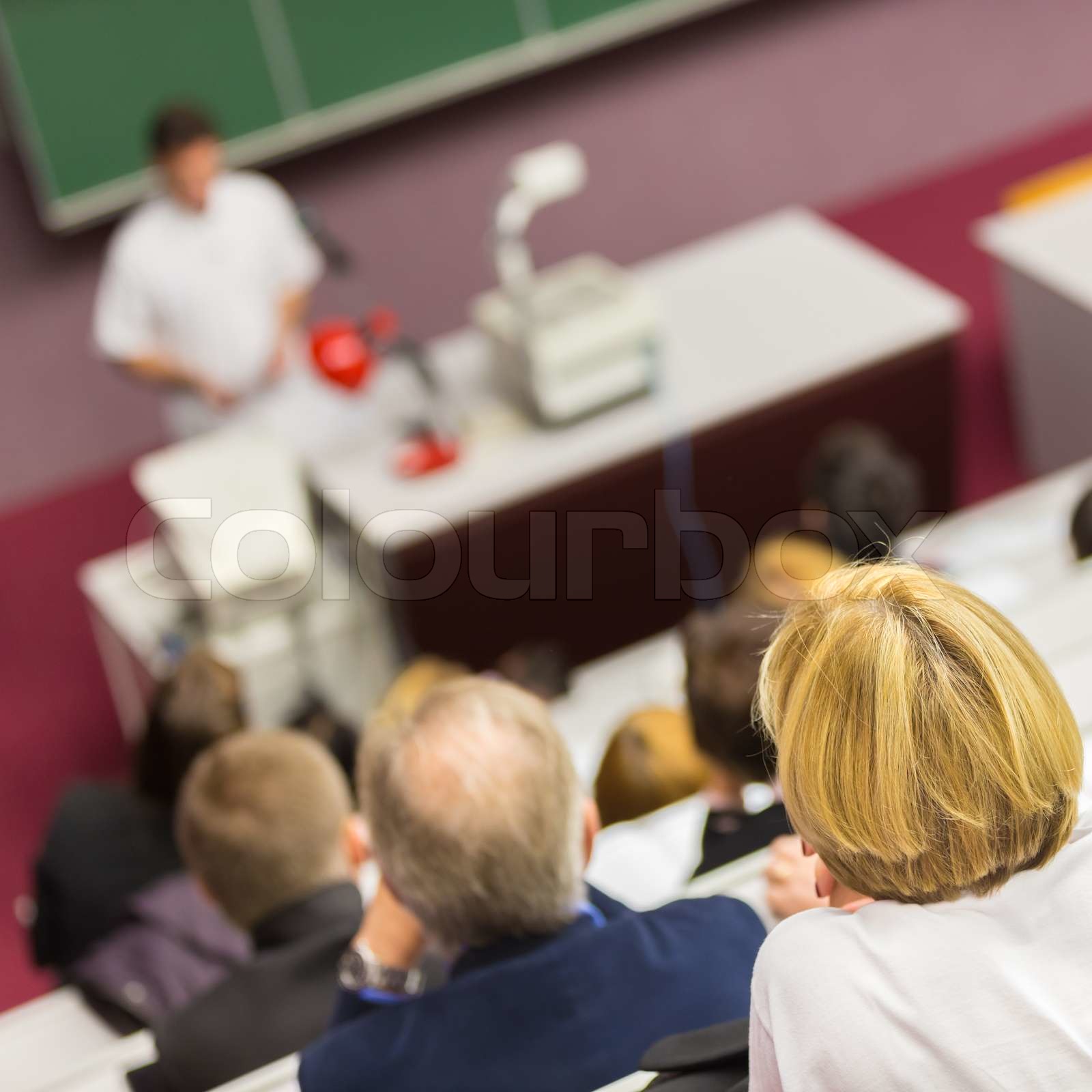 Lecture at university. | Stock image | Colourbox