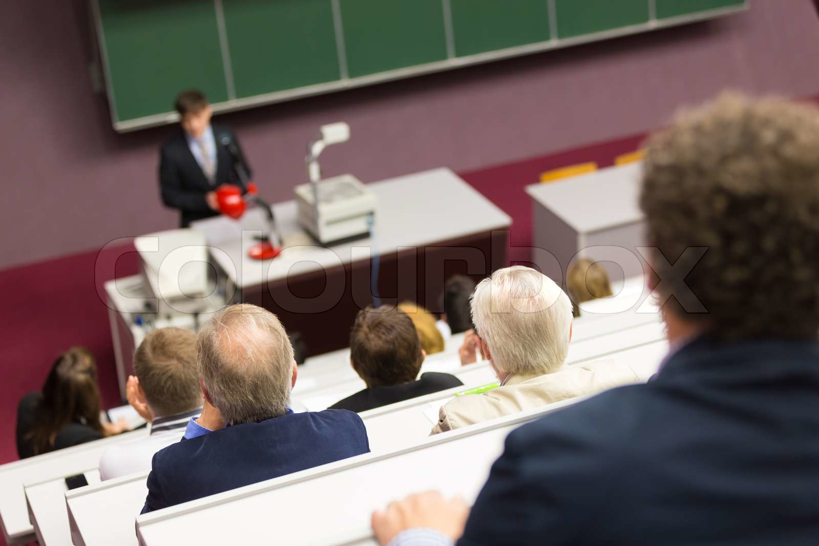 Lecture at university. | Stock image | Colourbox
