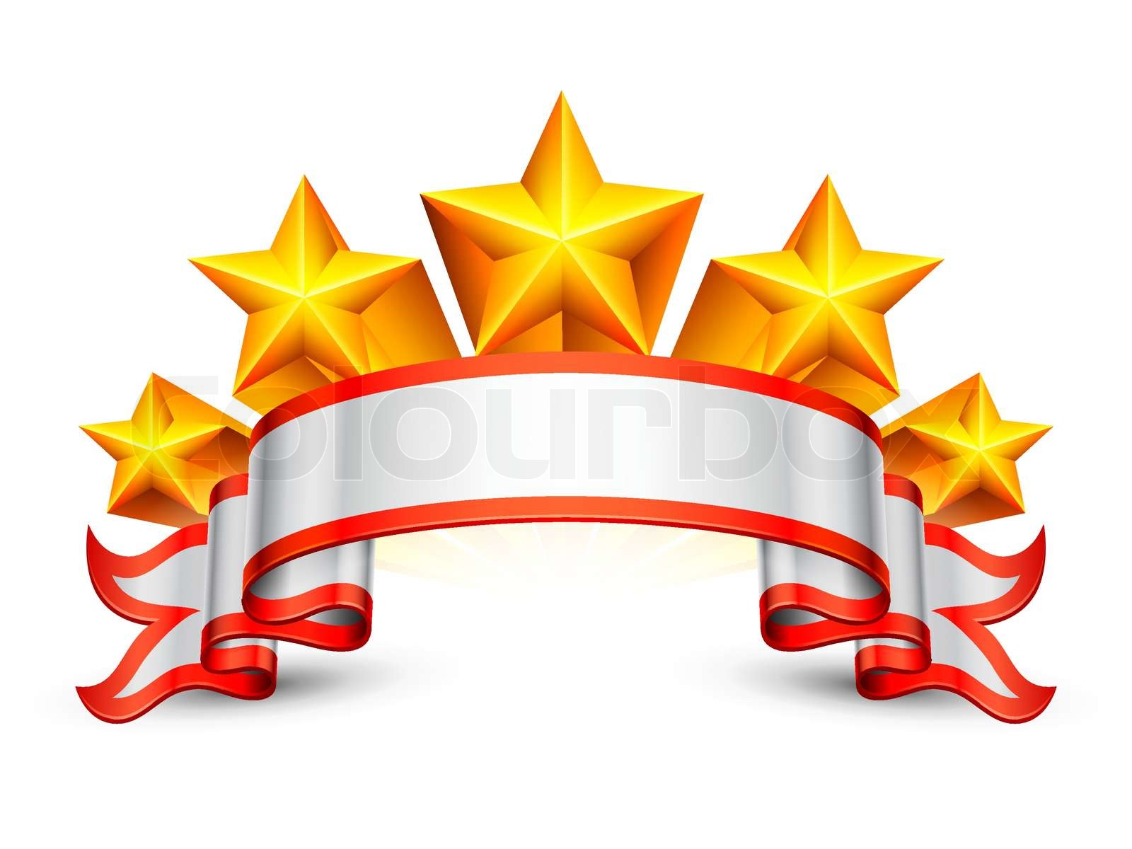 Stars banner. | Stock vector | Colourbox
