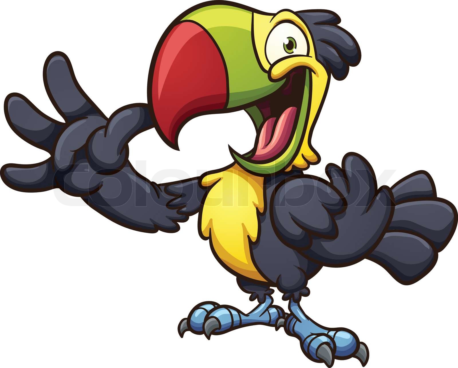 Cartoon toucan | Stock vector | Colourbox