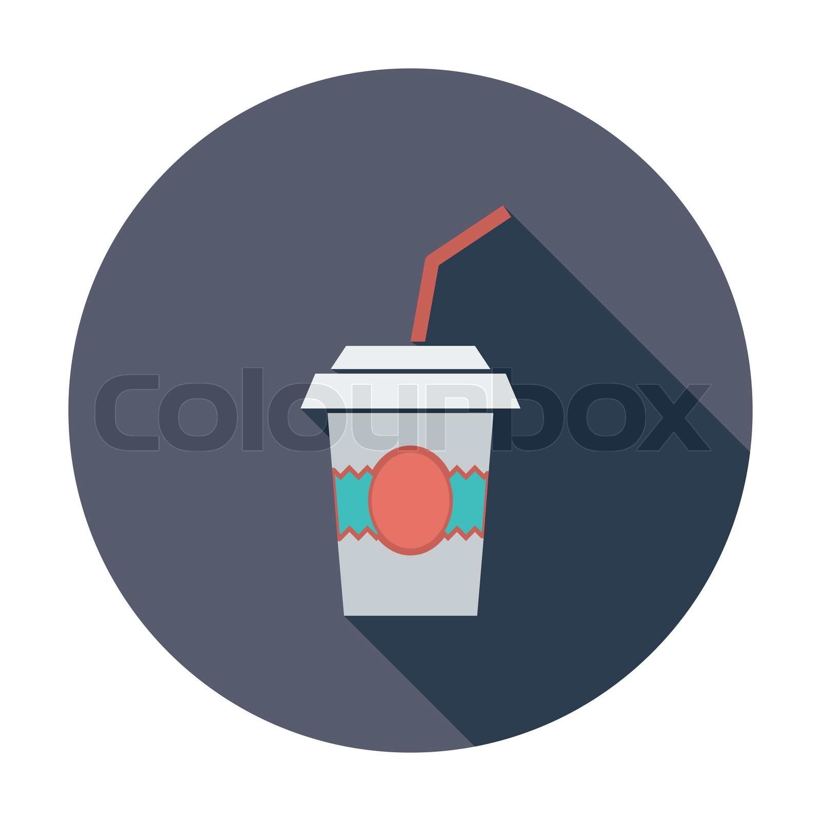 Paper fast food cup | Stock vector | Colourbox