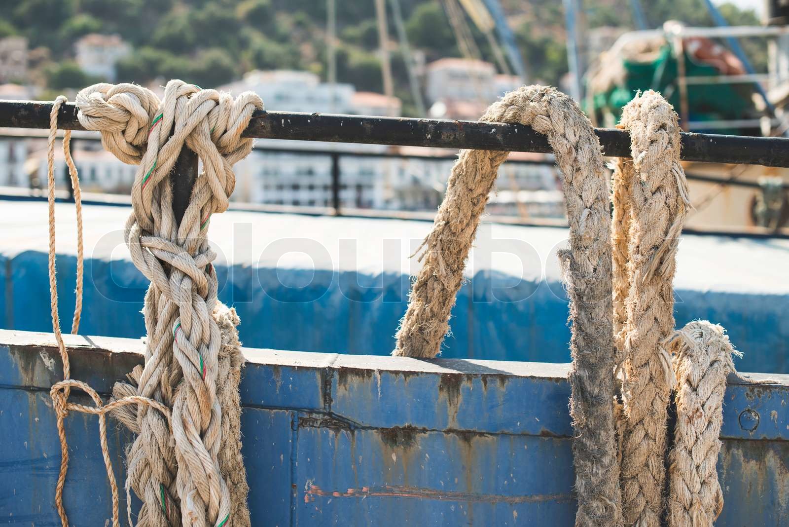 Close up ropes | Stock image | Colourbox
