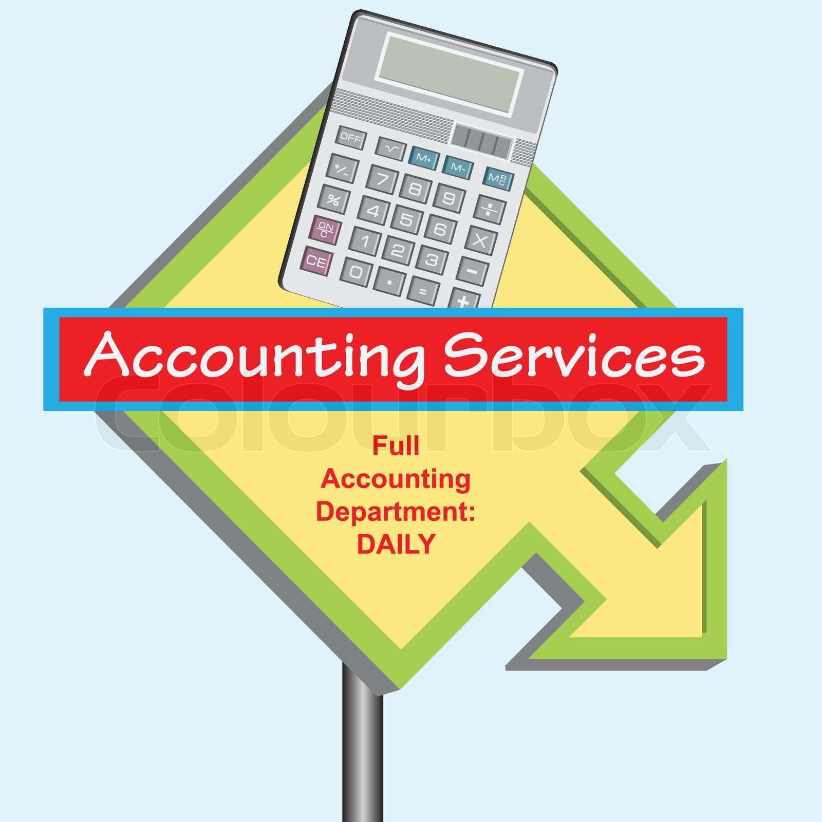 Accounting Department Sign