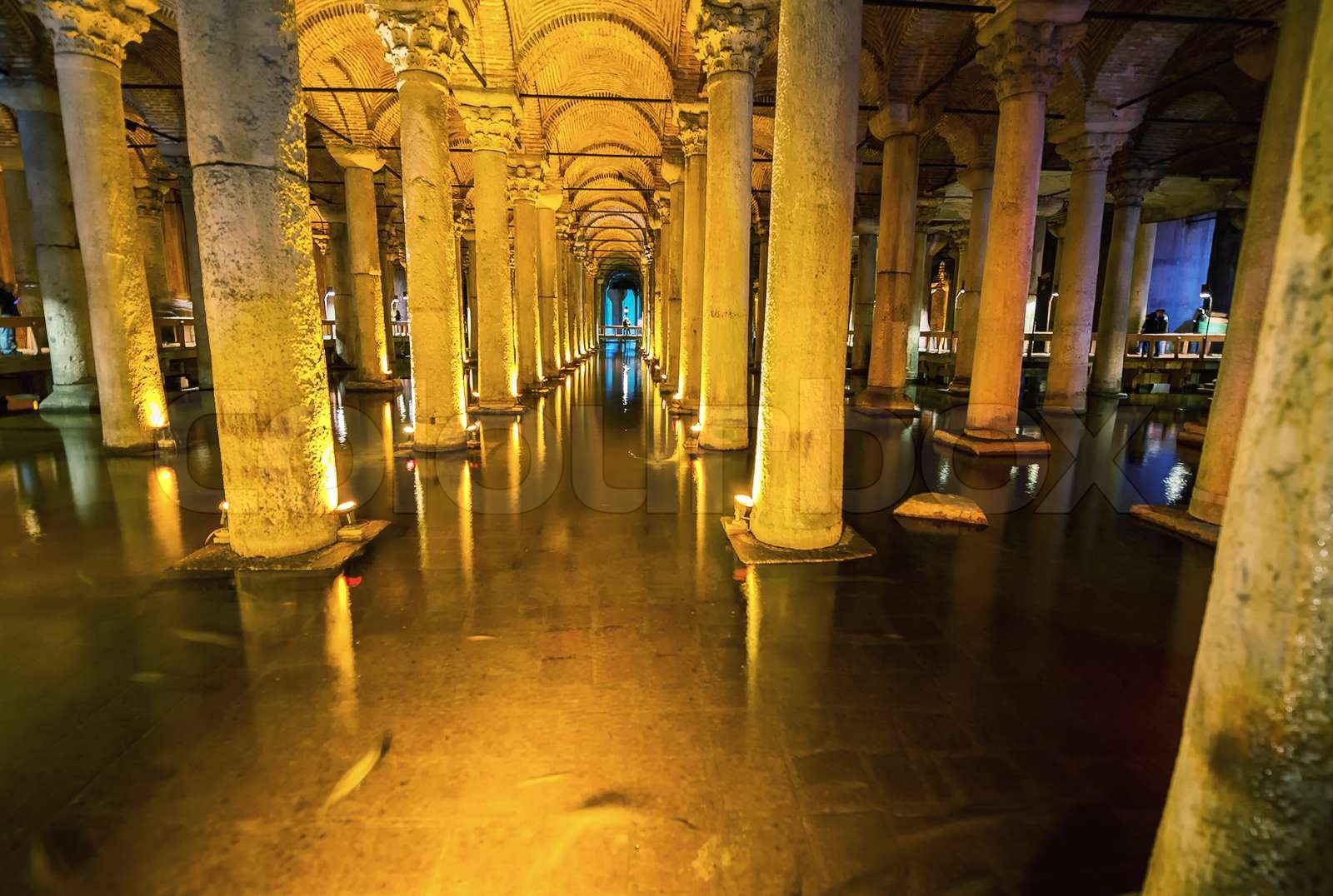 The Basilica Cistern ("Sunken Palace", or "Sunken Cistern"), is the ...