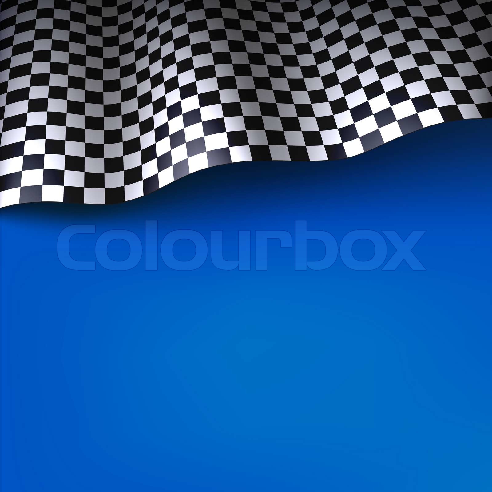 Checkered flag | Stock image | Colourbox