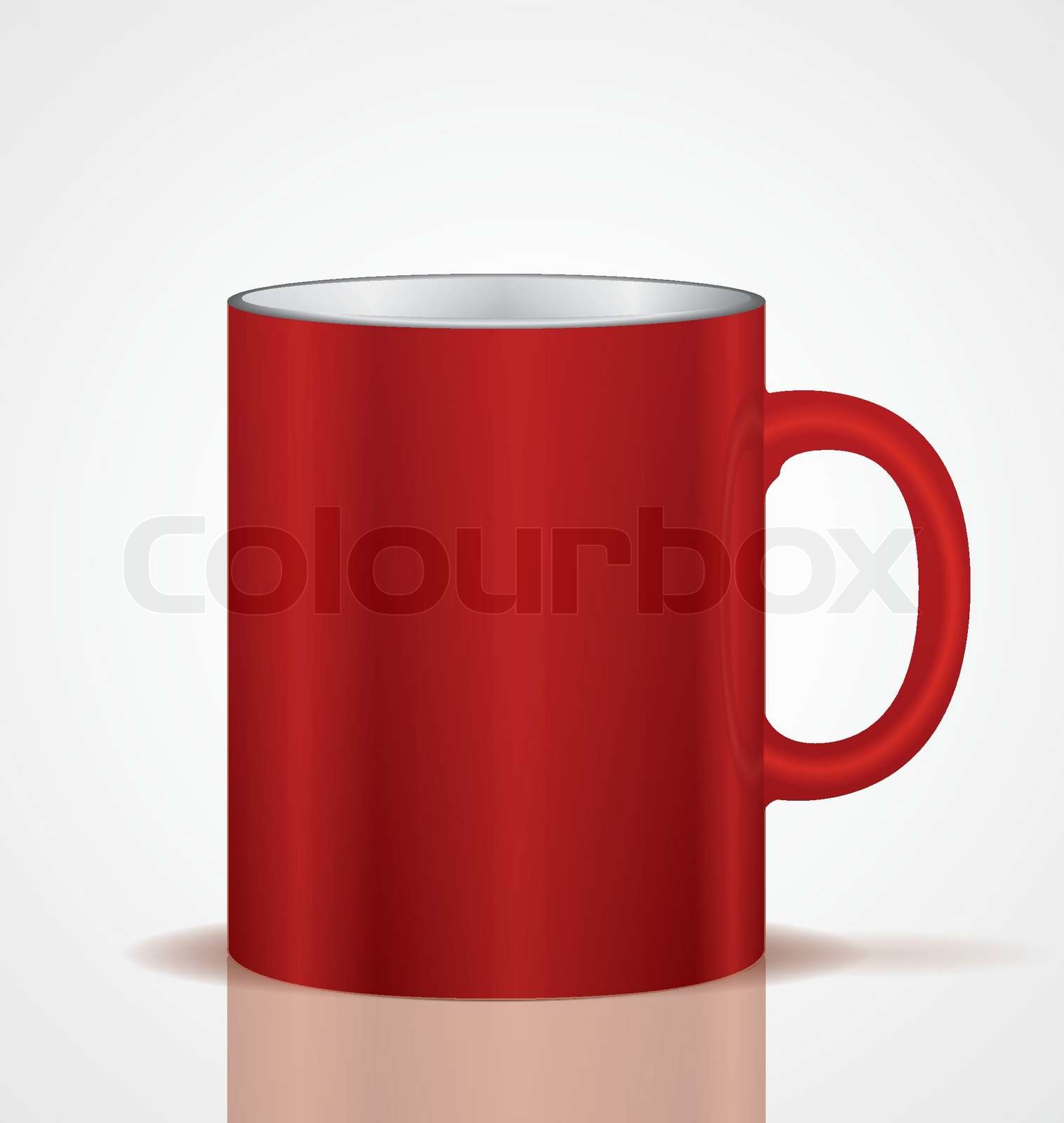 Red Cup | Stock vector | Colourbox