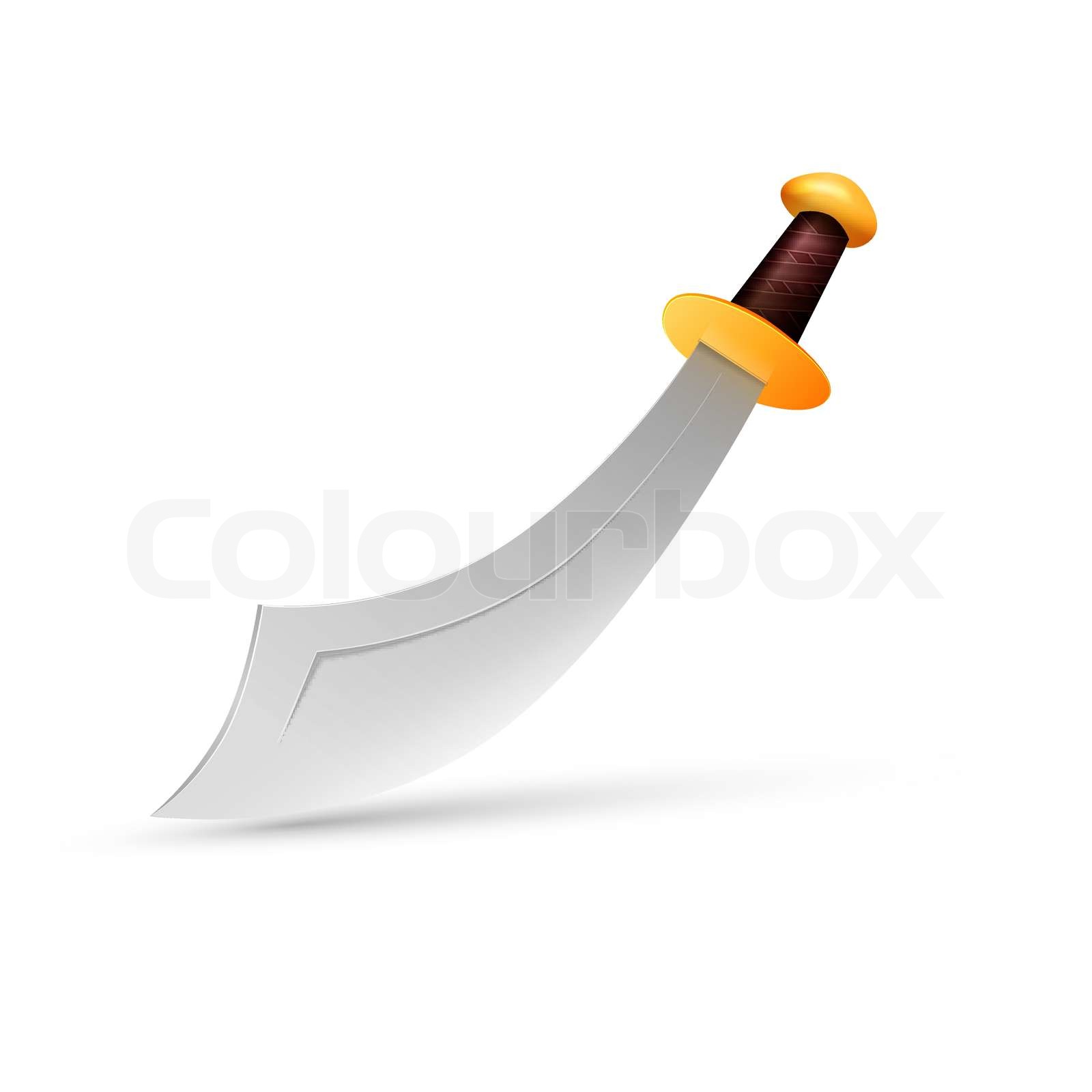 Vector scimitar | Stock vector | Colourbox