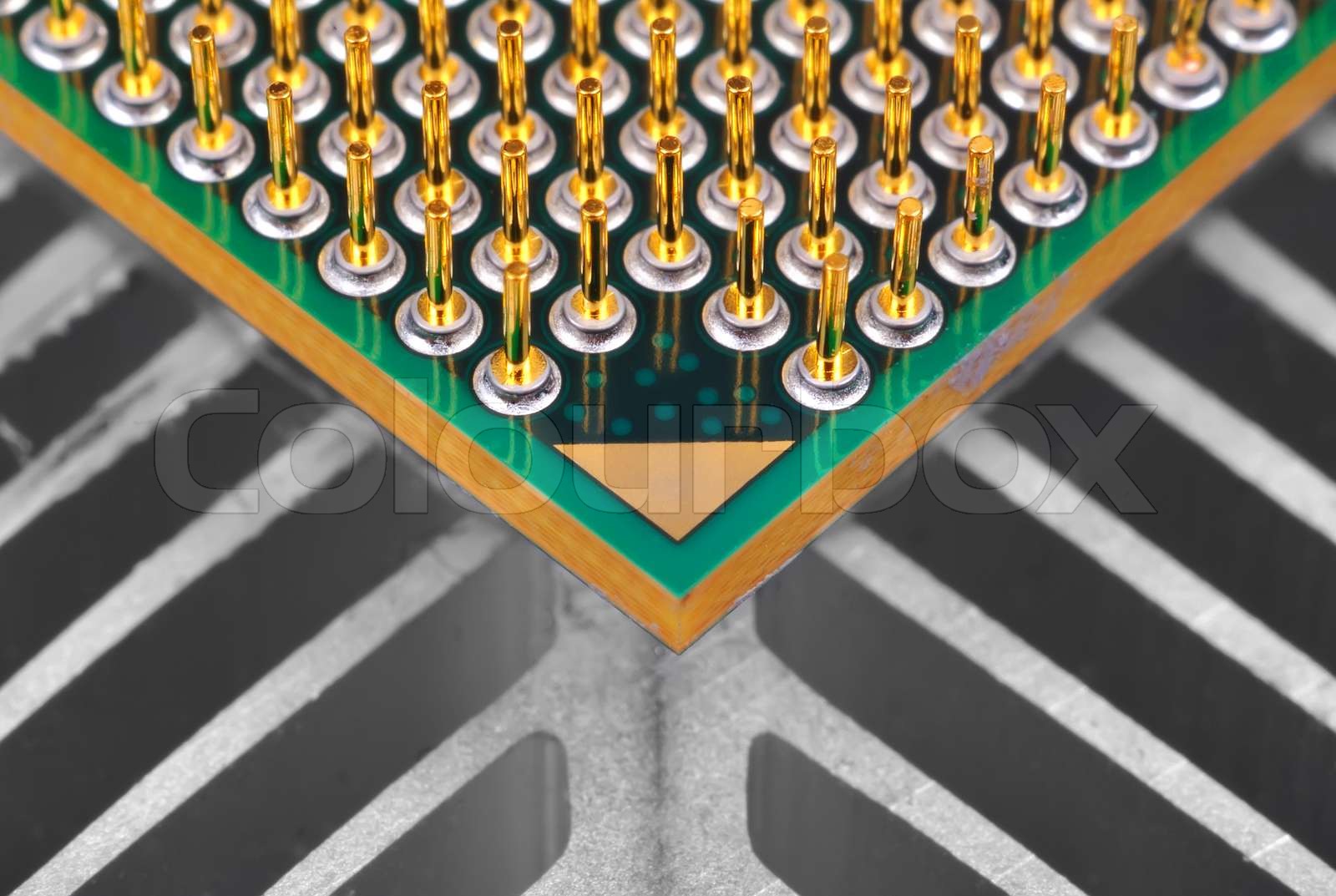 microprocessor | Stock image | Colourbox