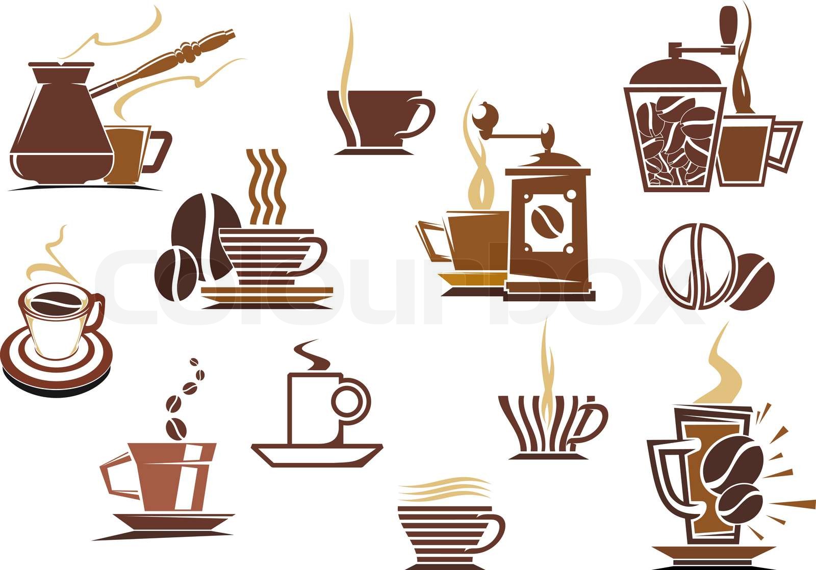 frisch, pause, kaffee | Stock-Vektor | Colourbox