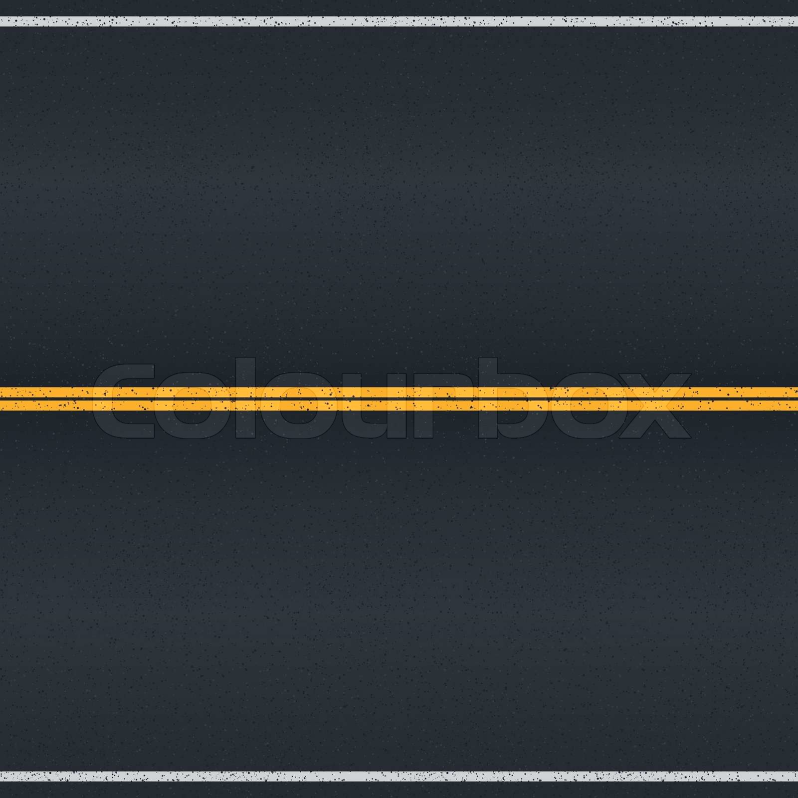 Asphalt road. | Stock vector | Colourbox