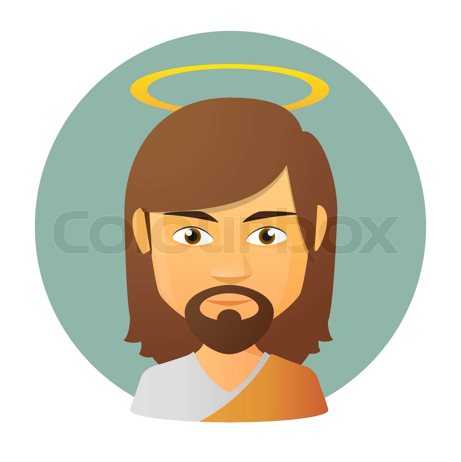 Jesus avatar | Stock vector | Colourbox
