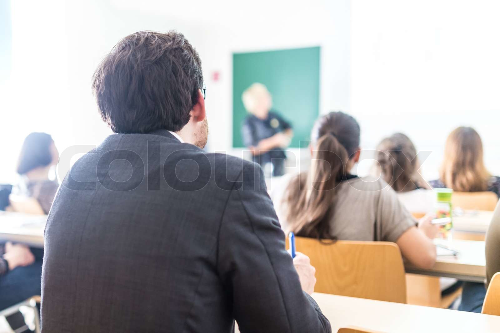 Lecturer at university. | Stock image | Colourbox
