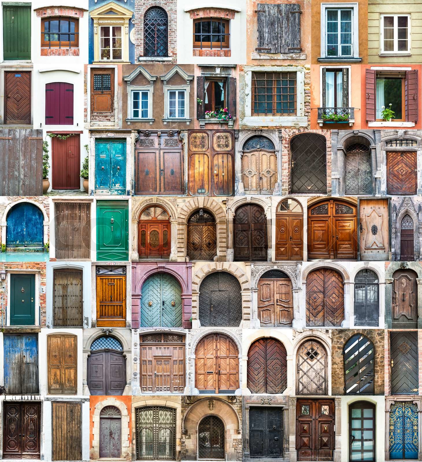 photos of doors and windows | Stock image | Colourbox