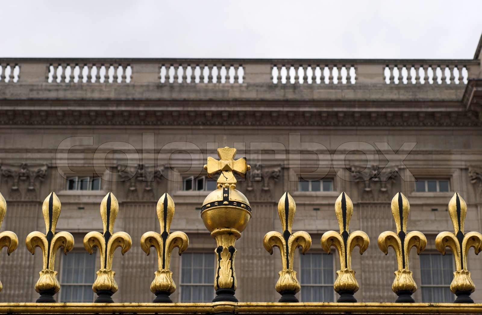 Golden Fence. | Stock image | Colourbox