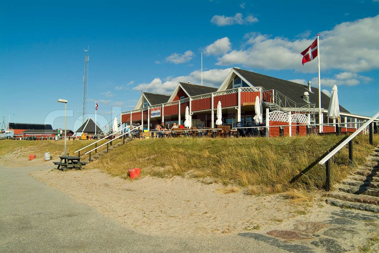 resort, harbour, flag, danish, denmark, sea, summer, water, vacation ...