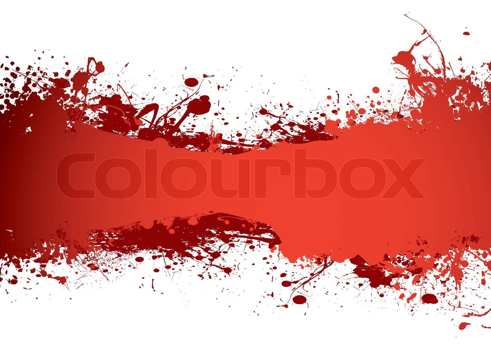 blood red grunge ink banner with room to add your own copy | Stock ...