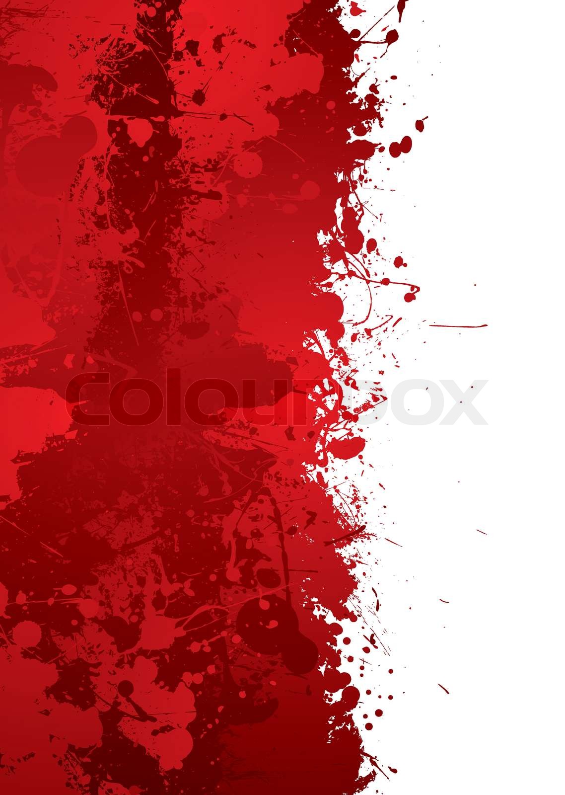 Blood splat border with red ink effect and room to add your own text ...