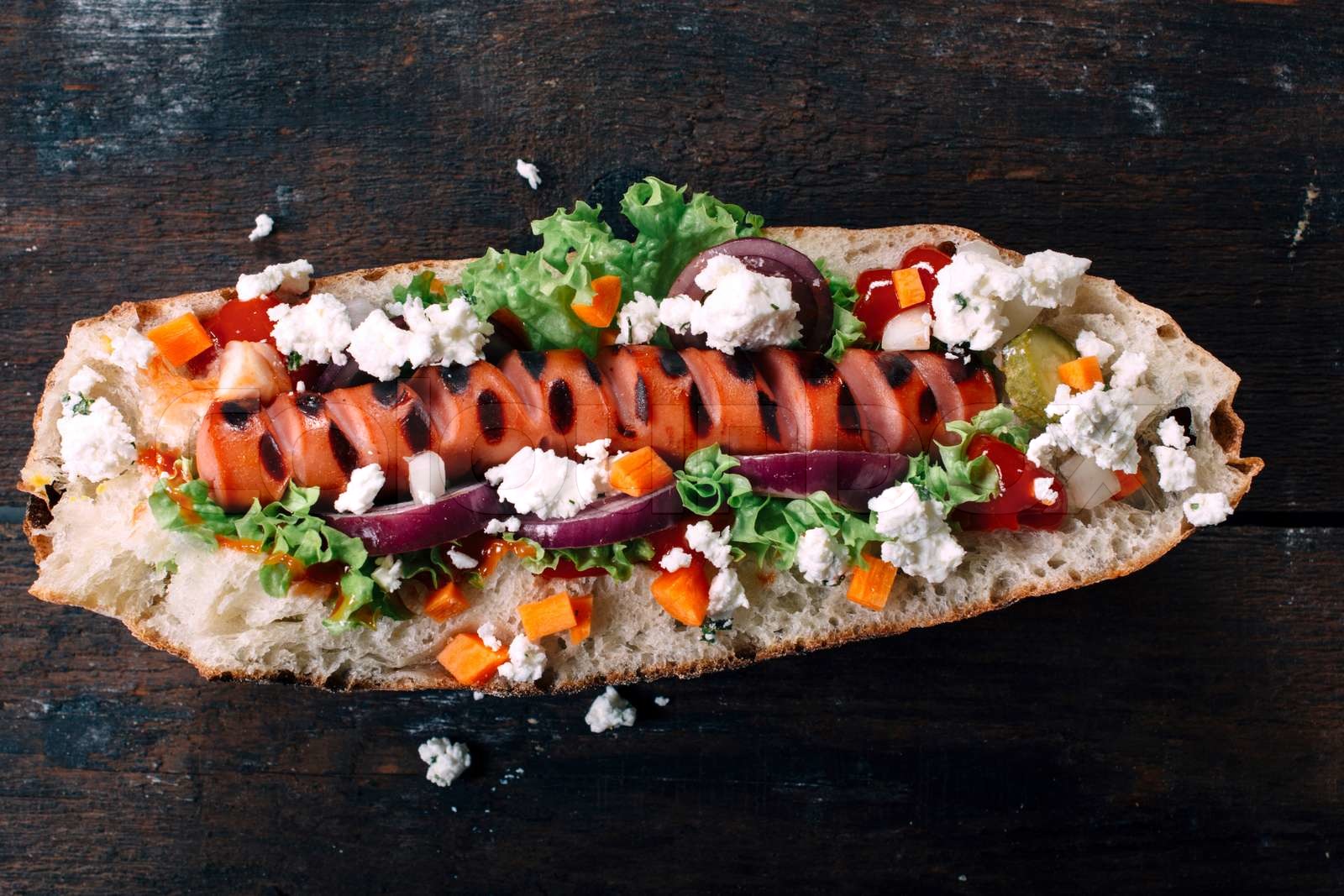 mad, tysk, grillet | Stock foto | Colourbox