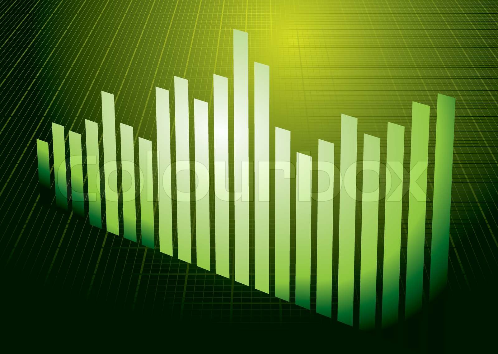 Financial graph background in different shades of green | Stock vector ...