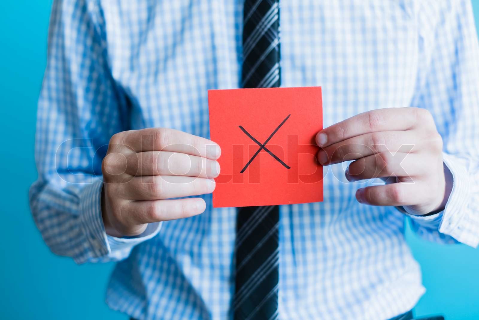 hands with Checkmark | Stock image | Colourbox