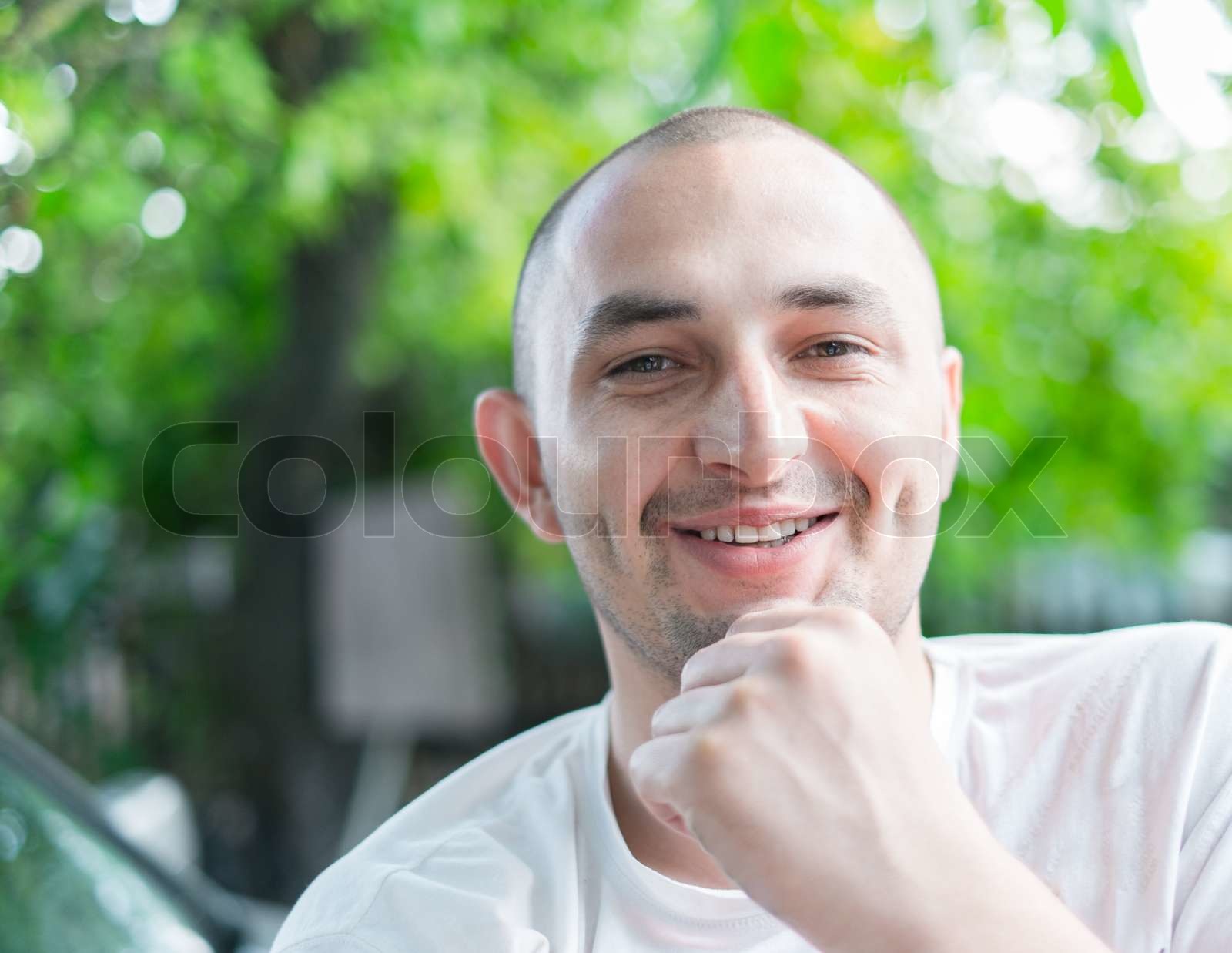 jung, ein, bart | Stock Bild | Colourbox