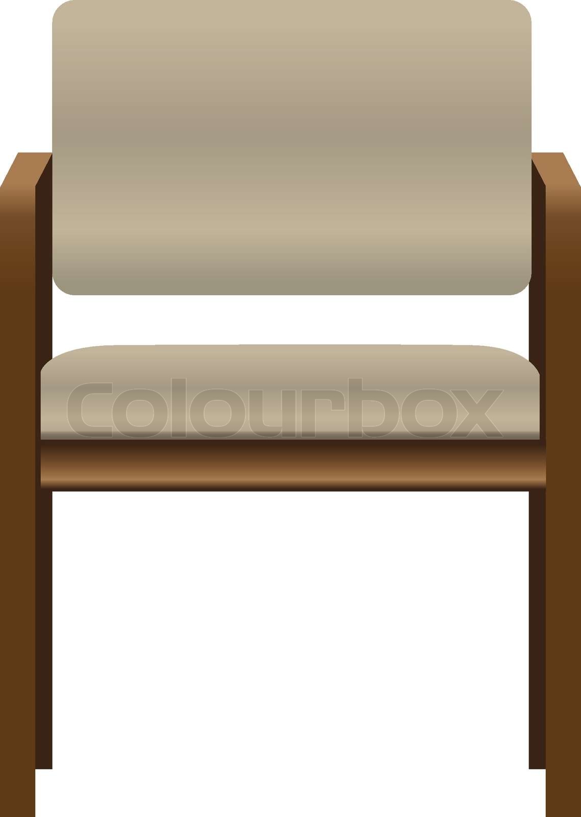 Office chair for visitors | Stock vector | Colourbox