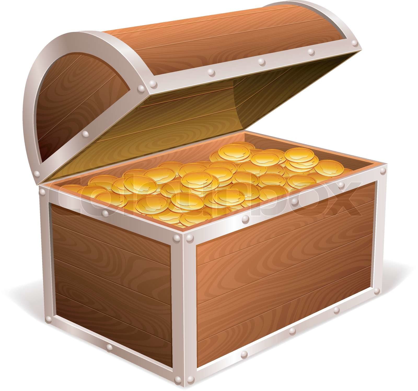 Treasure chest. | Stock vector | Colourbox