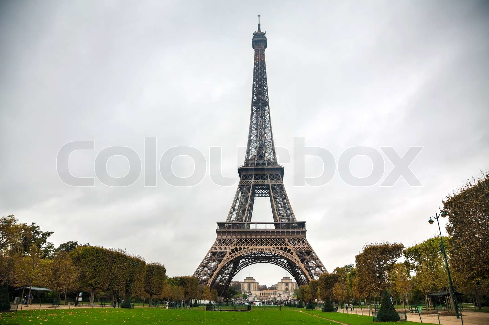Eiffel tower in Paris, France | Stock image | Colourbox