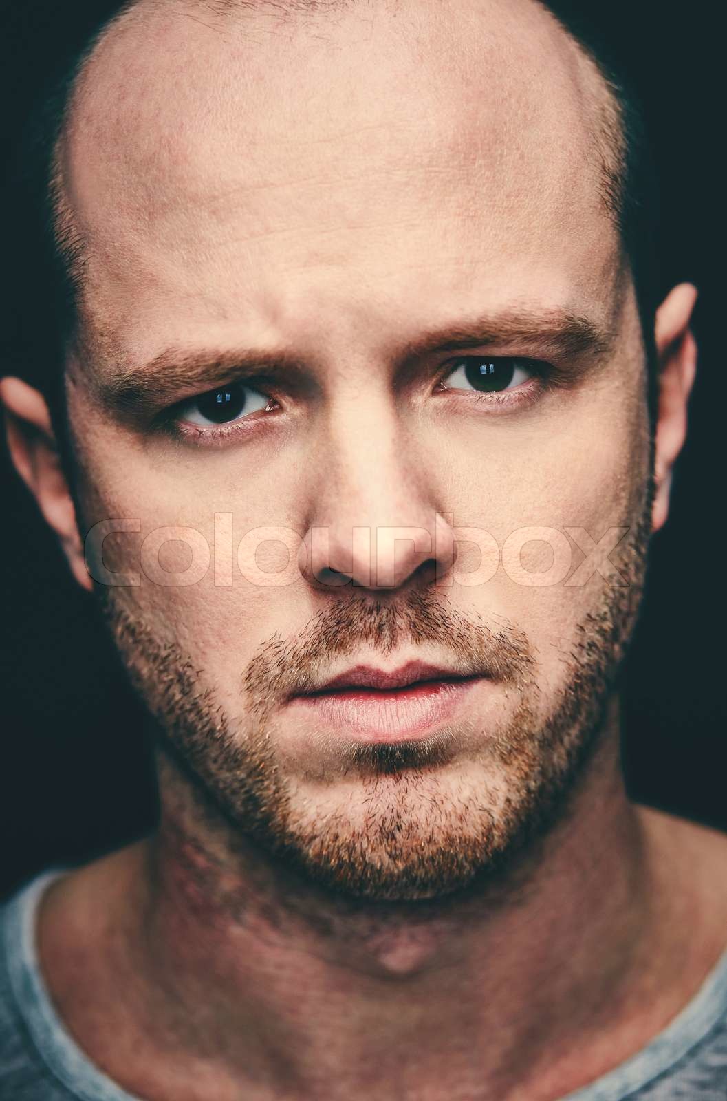 Male face | Stock image | Colourbox
