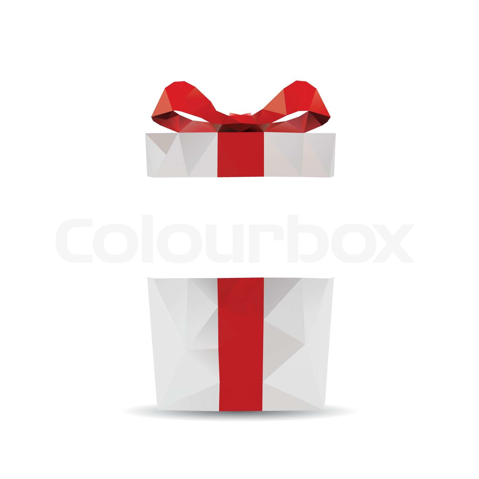 bambalina, rojo, triángulo | Vector de archivo | Colourbox