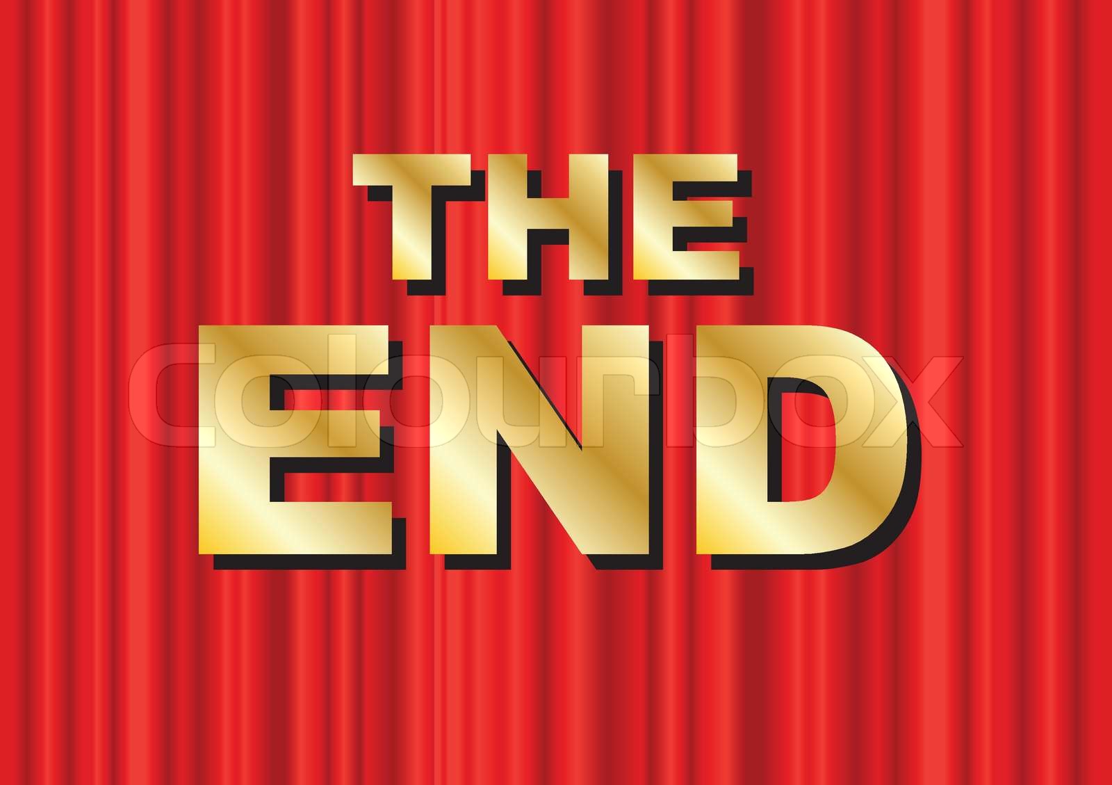 THE END | Stock vector | Colourbox