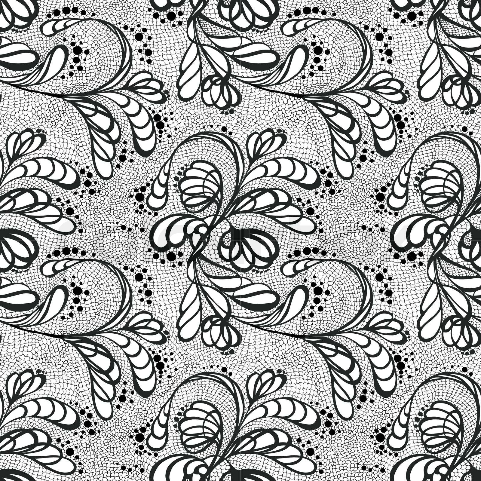 lacy seamless pattern | Stock vector | Colourbox