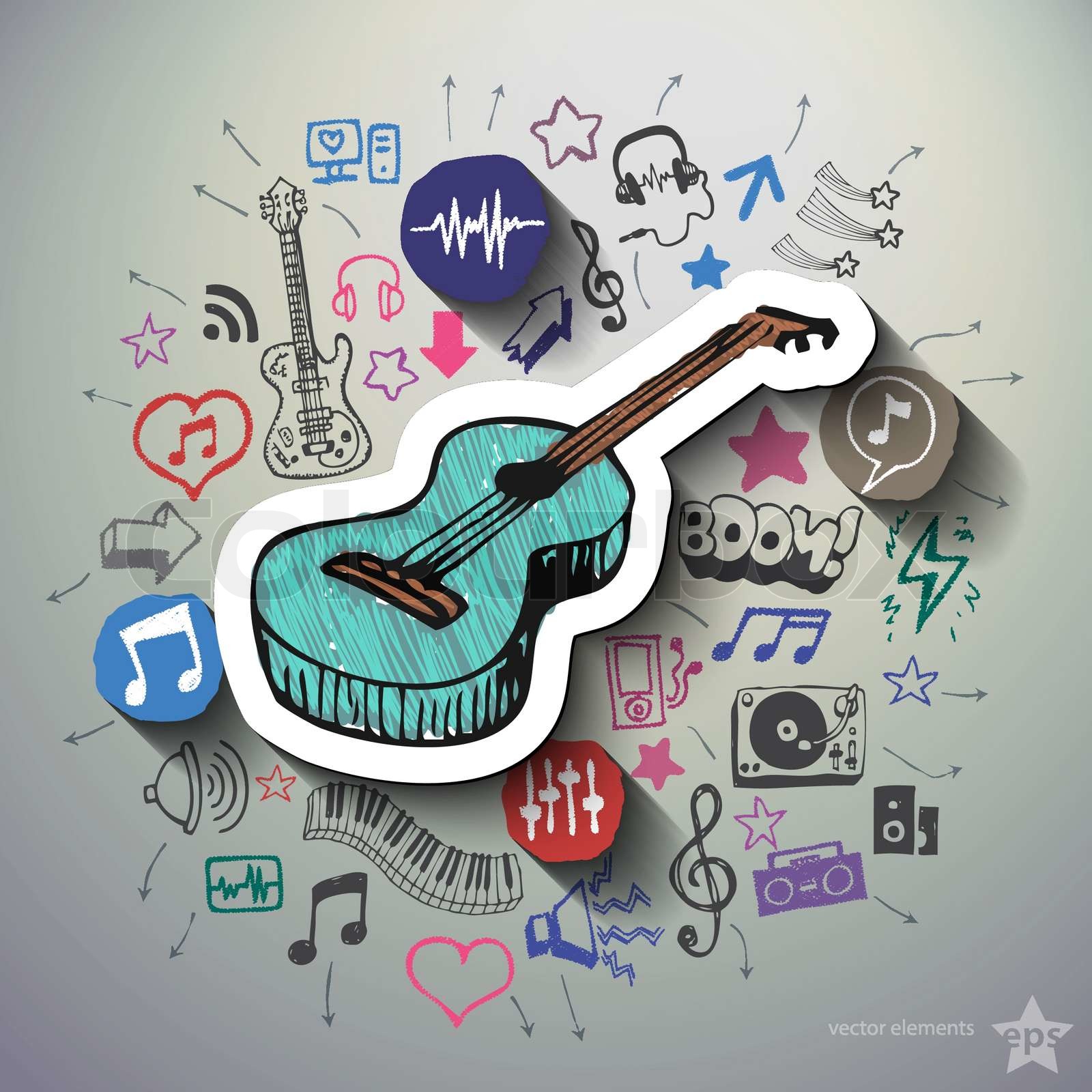 Music Icon Collage